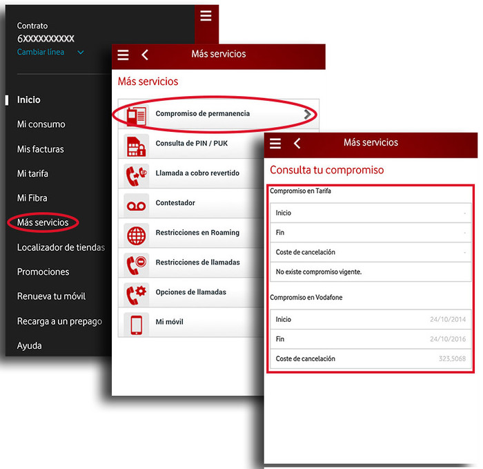 ¿Cómo saber si tengo compromiso de permanencia en Vodafone ...